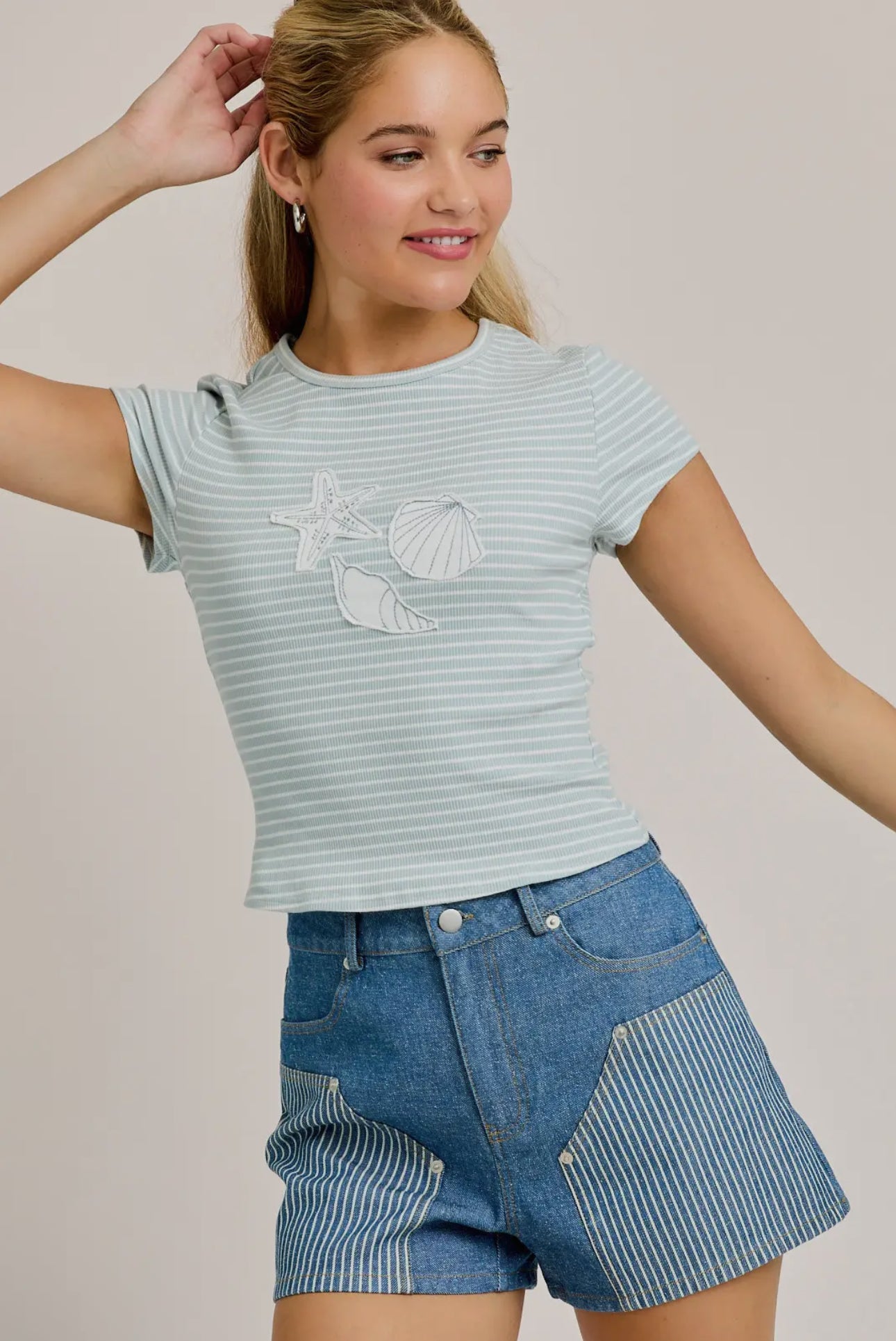 Blue Shells Shirt – Positively Fancy Boutique
